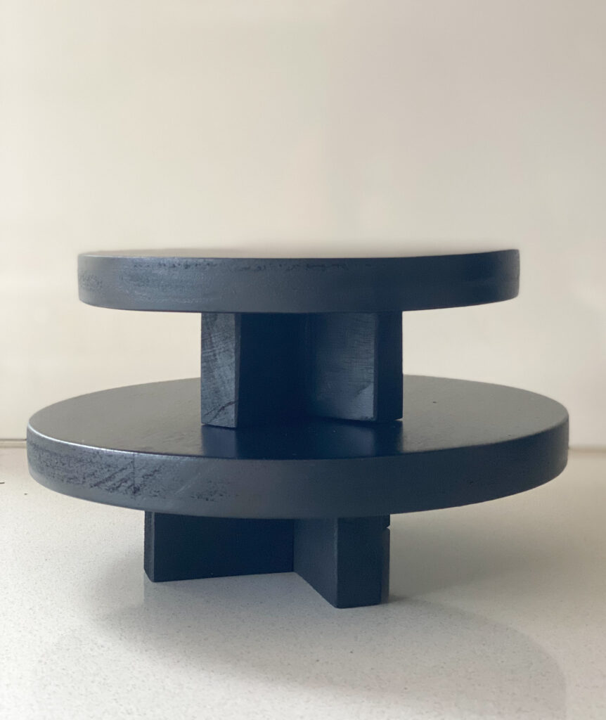 Soporte o base circular negra — 25 cm - Dreams on time